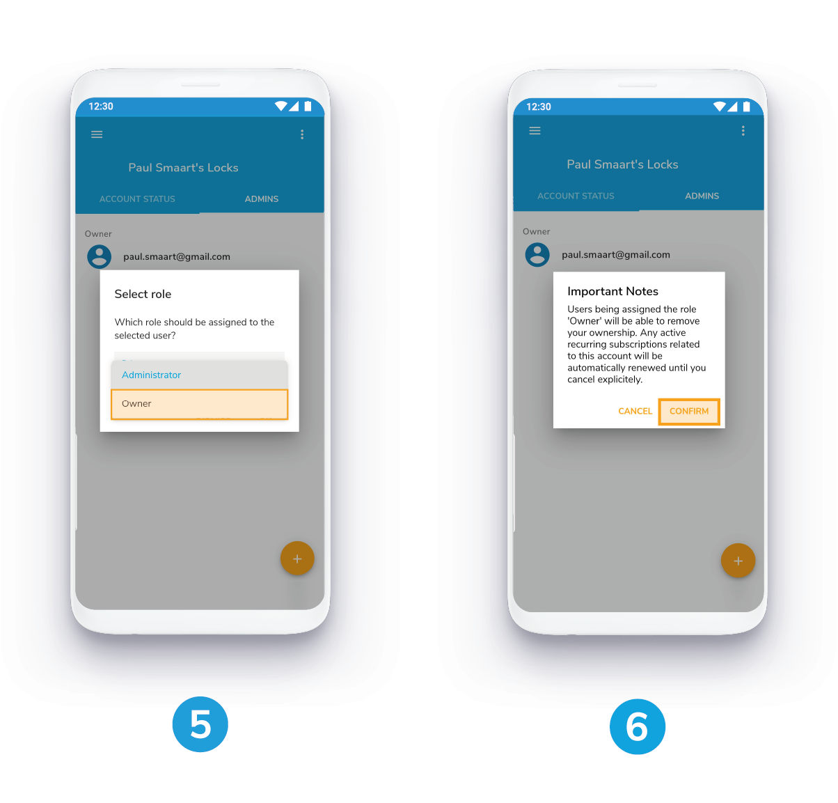 How To Transfer An Owner Account To Another User Help Center